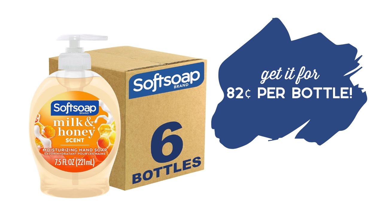 Softsoap Liquid Hand Soap 6-Pack, Milk & Honey, $5.82 or Less ...