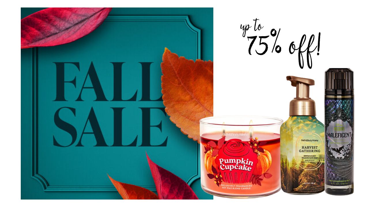 Bath & Body Works Fall Sale | Up to 75% Off! :: Southern Savers