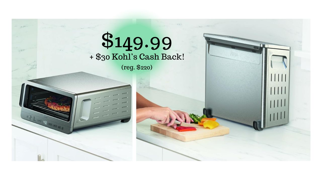Ninja Flip Toaster Oven & Air Fryer $119.99 After Kohl's Cash Back (reg ...