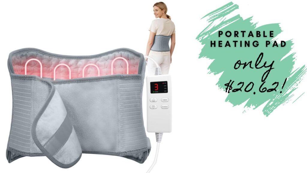50% Off Portable Heating Pad | Just $20 at Amazon! :: Southern Savers