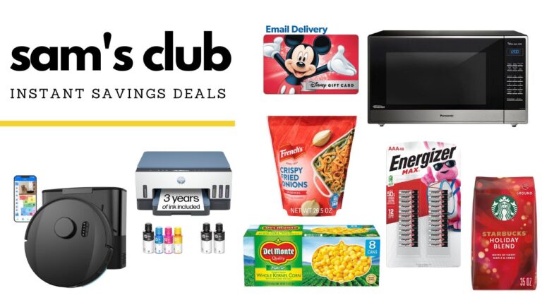 Sam's Club Instant Savings Deals 10/29-11/30 :: Southern Savers