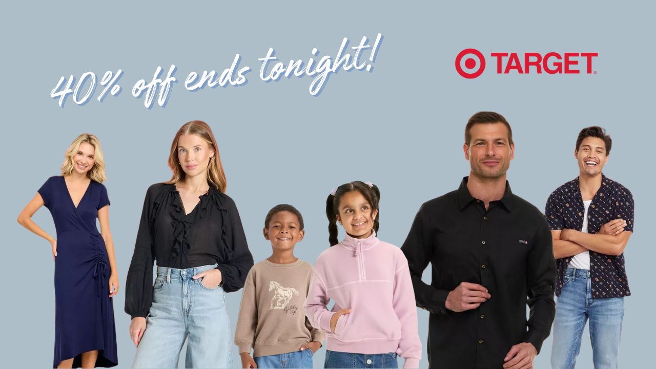 Target Circle Week Ends Tonight! Shop 40% Off Clothing For All Now ...