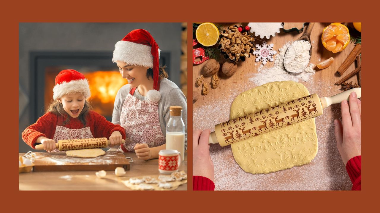 Holiday Baking Fun: Get an Embossed Rolling Pin For Just $7.49 at ...