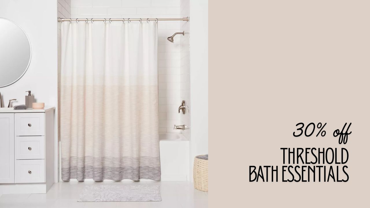 Get 30% Off Threshold Bathroom Essentials at Target Thru Tonight ...
