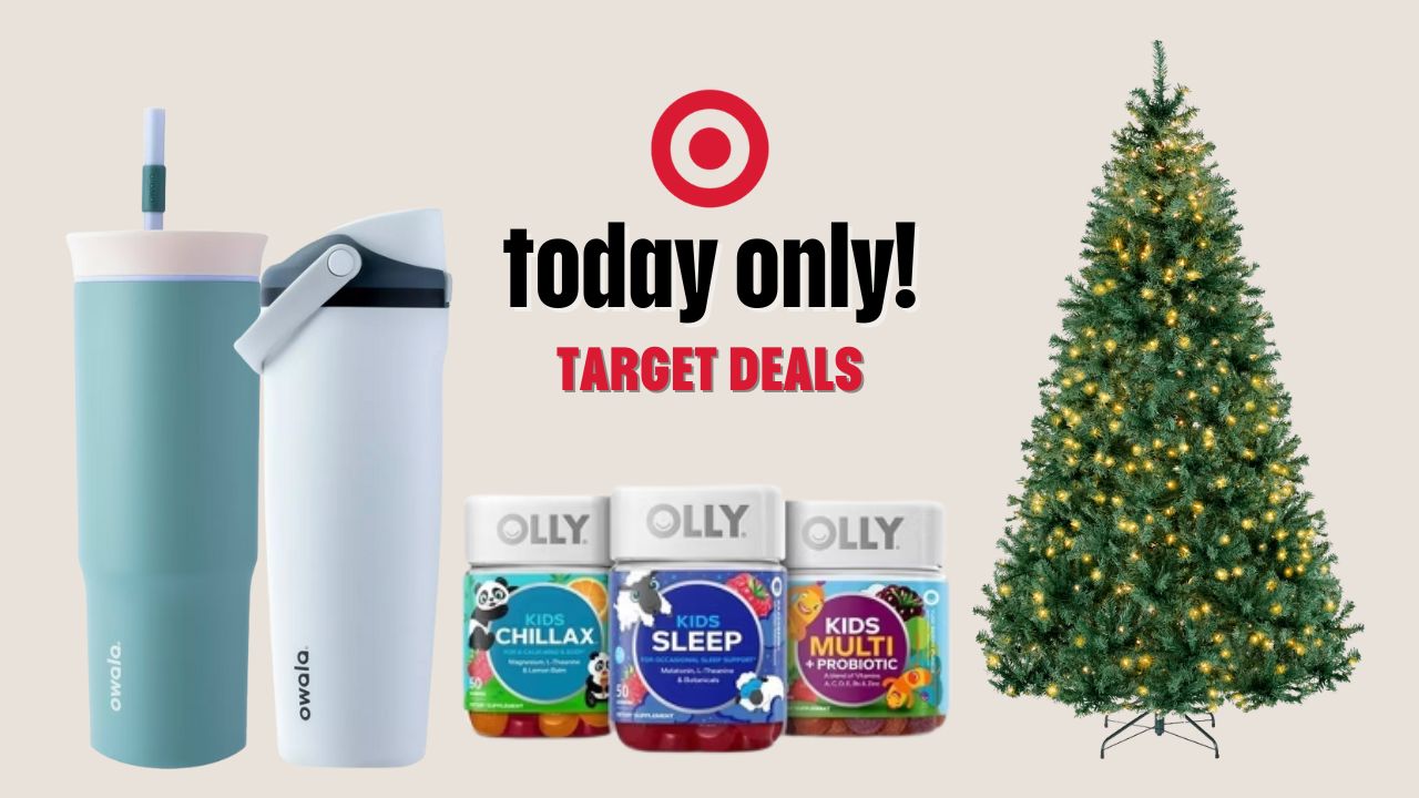 Today Only Target Deals | 20% Off Owala, 50% Off Christmas Trees, 25% ...