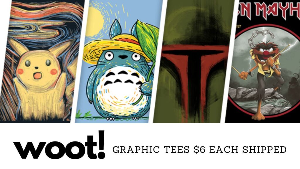 Woot! Graphic Tees for Just $6 Each Shipped! :: Southern Savers