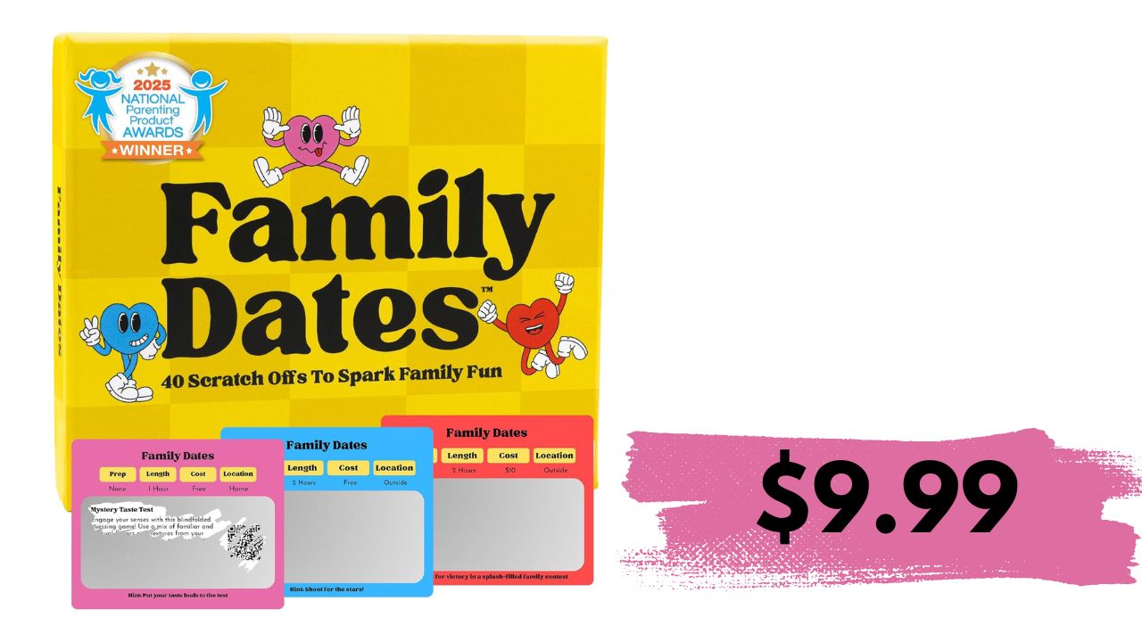 Fun Family Gift! Family Dates Scratch-Off Cards Now $9.99 (reg. $19 ...