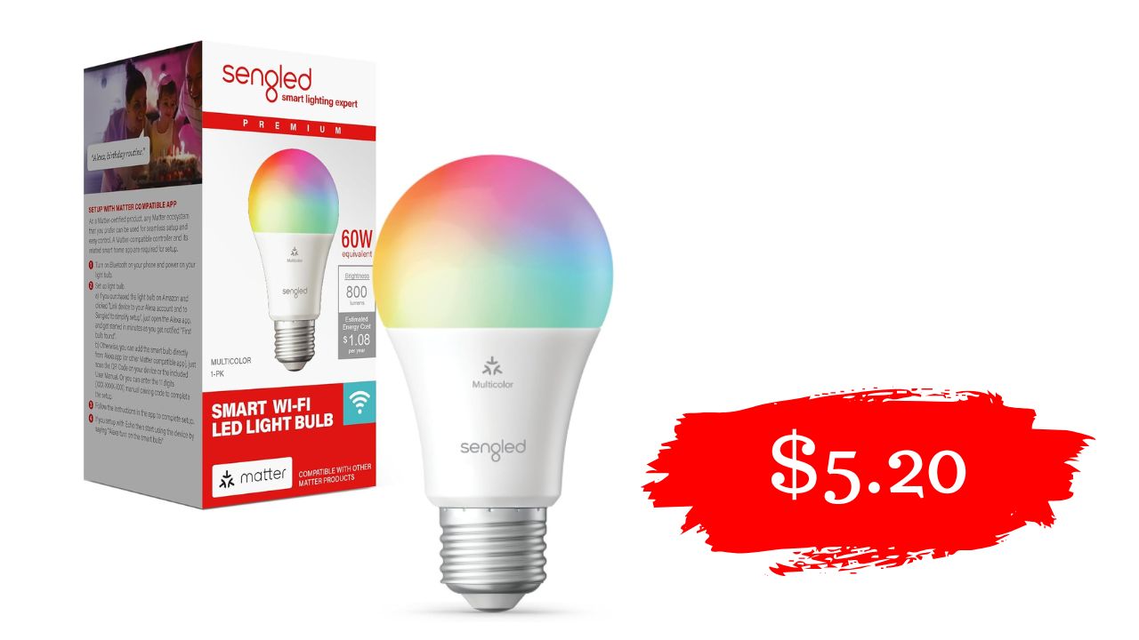$5.20 Smart WiFi LED Light Bulbs (reg. $19.99) :: Southern Savers