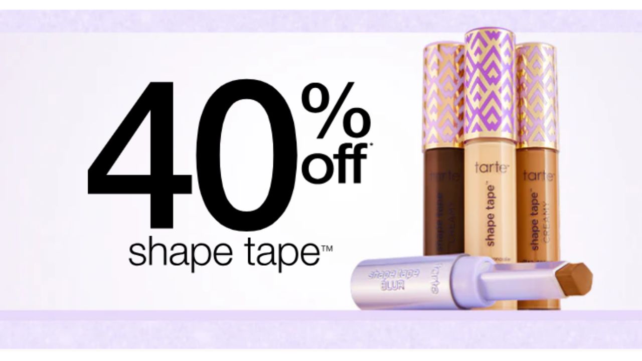 40% Off Tarte Shape Tape & More + Free Shipping! :: Southern Savers