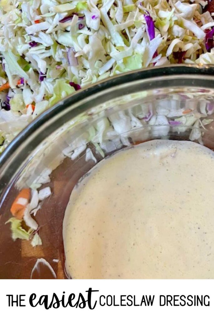 The Easiest Coleslaw Dressing Recipe :: Southern Savers