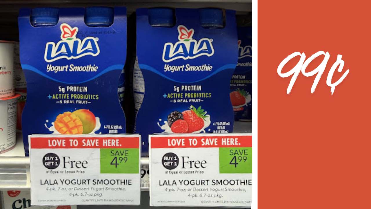 99¢ LaLa Yogurt Smoothie 4-Packs at Publix! :: Southern Savers