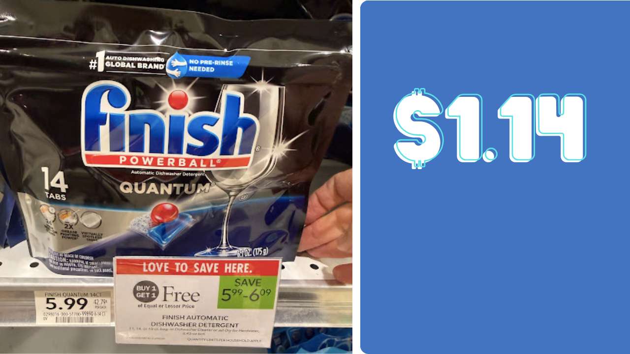 $1.14 Finish Automatic Dishwasher Detergent at Publix :: Southern Savers