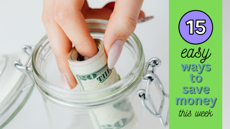 15 Easy Ways to Save Money This Week :: Southern Savers